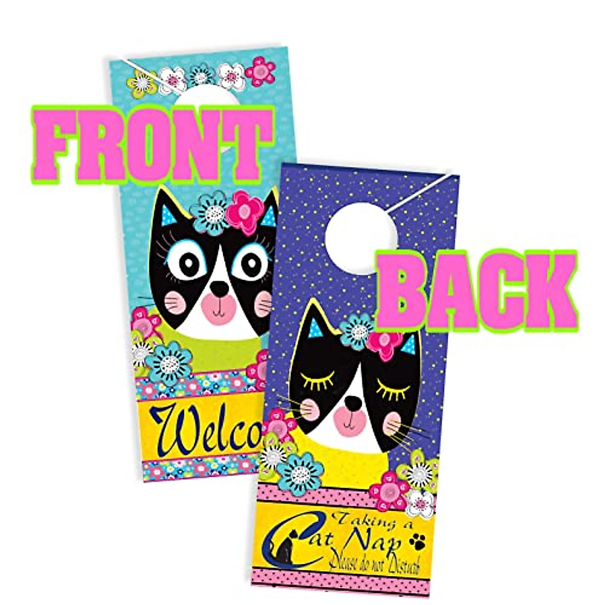 Miraculous Ladybug and Cat Noir - Activity Bundle - Miraculous Ladybug Stickers, Coloring Book, 2-Sided Door Hanger