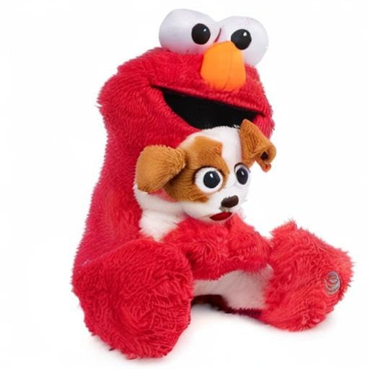 GUND Sesame Street Official Furry Friends Forever Dance & Play Elmo and Tango Animated Plush, Plush Sensory Toy for Ages 1 & Up, Red/Cream, 13”