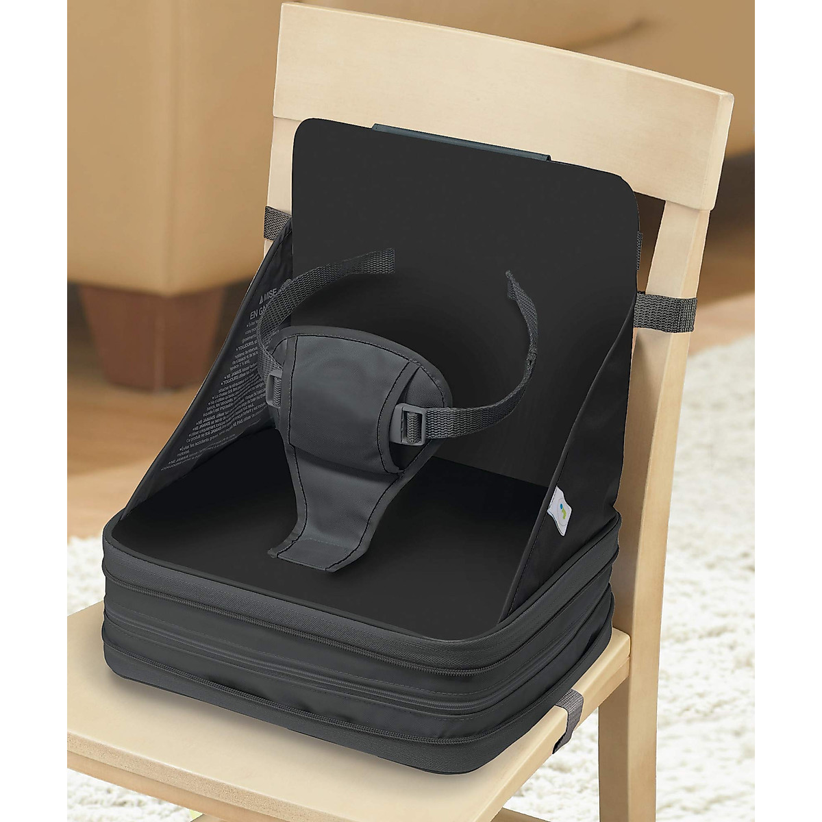 The First Years On-The-Go 3-in-1 Booster Seat, Black