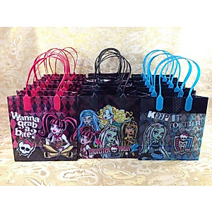 24pc Monster High Treat Bags Loot Bags Party Favors Goodie Bag Gothic Candy Bags
