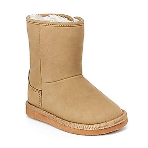 Simple Joys by Carter's Unisex Kai Winter Boot, Khaki Tan, 9 Toddler (1-4 Years)