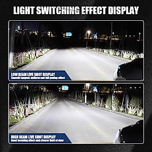 gunhunt 2 PCS Car 9005-55W Headlight Halogen Bulb, 12V Quartz Lamp Ultra-bright Beam Low/High Beam Fog Light Replacement, All-in-one Plug and Play Bulb, Universal Lighting for Car (Warm White Light)