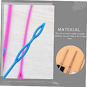 EXCEART 1 Set String Drawstring Sewing Tools Wire Guide DIY Knitting Tools Threader Auxiliary Threading Tool Thread Inserting Tool Set Belt Threader Embroidered Drawstring Thread