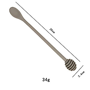 2PCS Silicone Syrup Dipper Honey Dipper Stick: Long Handle Syrup Dipper Stick Honey Mixing Stirrer Spoon Silicone Mixing Spoon for Coffee Tea Honey (Random Color)