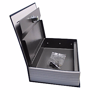 SEPOX® Ultimate Diversion Safe Book Box, Lock Box with Key - Large Sized Blue Dictionary - Ideal for Safeguarding Money, Jewelry, and Valuables - Perfect for Dorms & Homes