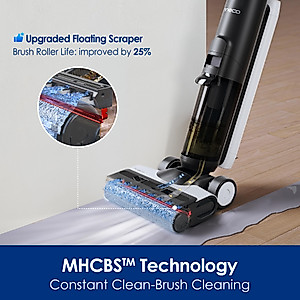 Tineco Floor ONE S6 Cordless Wet Dry Vacuum Floor Cleaner Washer Mop All-in-One for Hard Floors, LED Display, Long Runtime, Dual-Sided Edge Cleaning, Self-Cleaning
