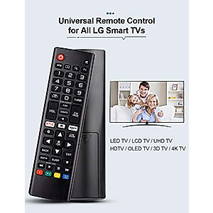 Universal Remote Control for All LG Smart TV LCD LED OLED UHD HDTV Plasma Magic 3D 4K Webos TVs AKB75095307 AKB75375604 AKB75675304 AKB74915305 AKB76037601 AKB75675313 AKB75855501