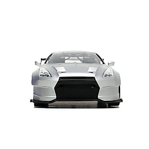 Jada Toys I Love The 2000’s 1:24 2009 Nissan GT-R (R35) Ben Sopra Die-Cast Car, Toys for Kids and Adults, Silver