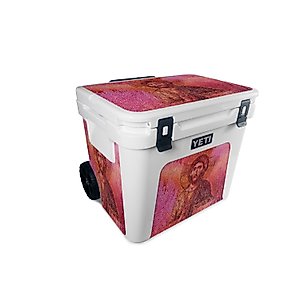 MightySkins Skin Compatible with Yeti Roadie 60 Wheeled Cooler - Holy Lavendar | Protective, Durable, and Unique Vinyl Decal wrap Cover | Easy to Apply, Remove, and Change Styles | Made in The USA