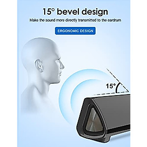 BS.Neytuel Soundbar for TV with Bluetooth Speakers for TV Home Theater Audio Surround Sound System Small Sound Bar with Subwoofer for TV PC Projectors Tablets,Remote Control