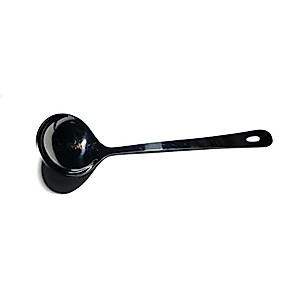 Simmer Kitchenware 4-Piece Stainless Steel Kitchen Utensils Set, PVD Black Cooking Tool Set Includes Spatula, Ladle, Serving/Basting Spoon, Skimmer, Heat Resistant, Dishwasher Safe