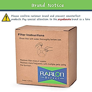 Cat Fountain Filters,8 Pack Pet Fountain Filters for 1.6L Cat/Dog Water Fountain Filling with Activated Carbon,Pet Water Fountain Replacement Filters,Cat Water Fountain Filters