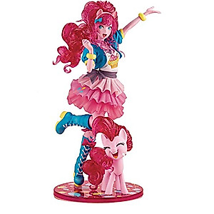 Kotobukiya My Little Pony: Pinkie Pie Limited Edition Bishoujo Statue, Multicolor