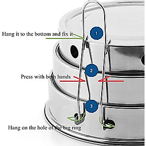 NEWCES Safety Certification Charcoal BBQ Grills Outdoor Barbeque Grill Stainless Steel Barbecues Grill Rack Combination Grill-Smokers for Outdoor Picnic Camping Patio Garden