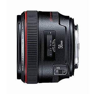Canon EF 50mm f/1.2 L USM Lens for Canon Digital SLR Cameras - Fixed (Renewed)