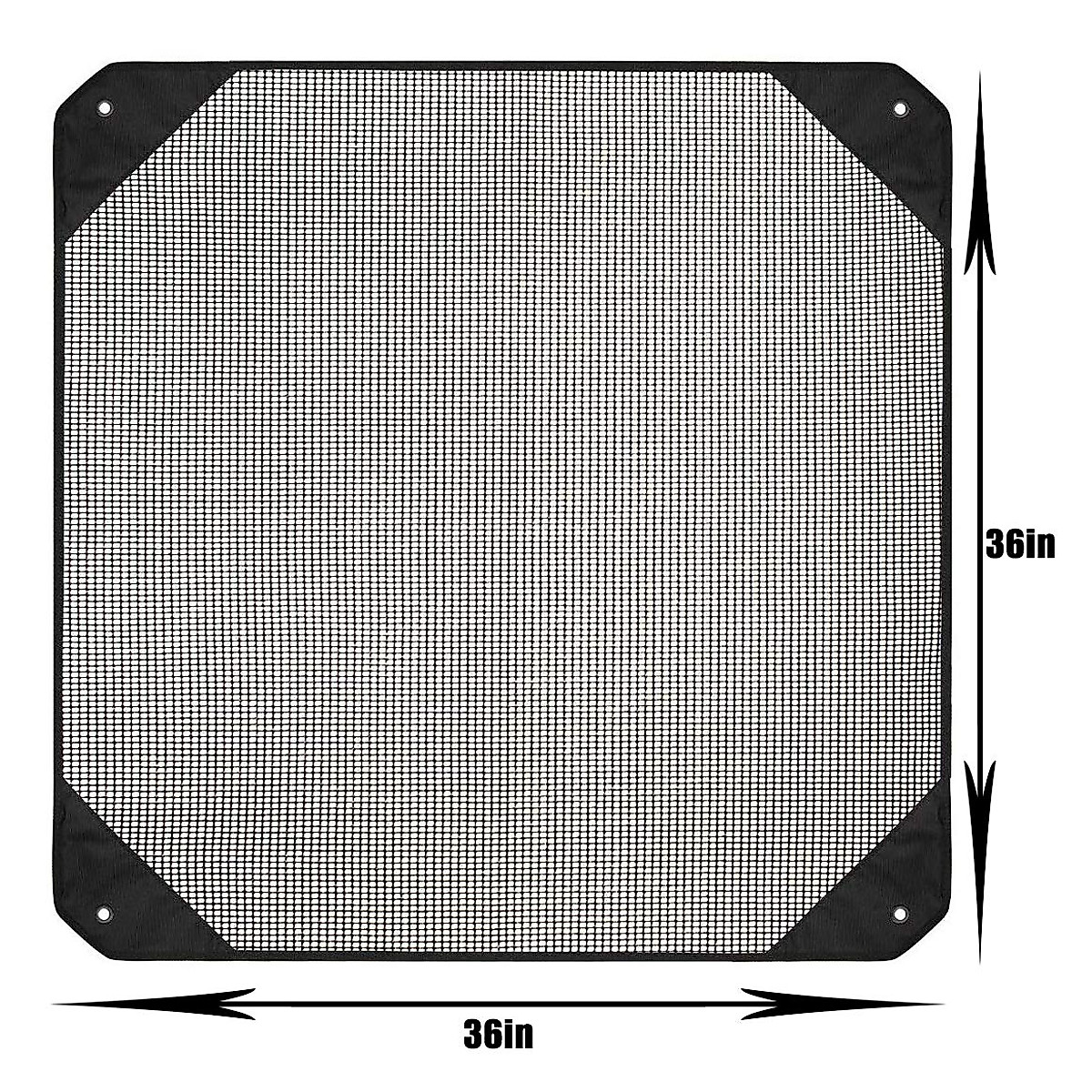 Air Conditioner Leaf Guard Central Air Conditioner Cover Keeps Out Leaves Cottonwood and Debris-Black