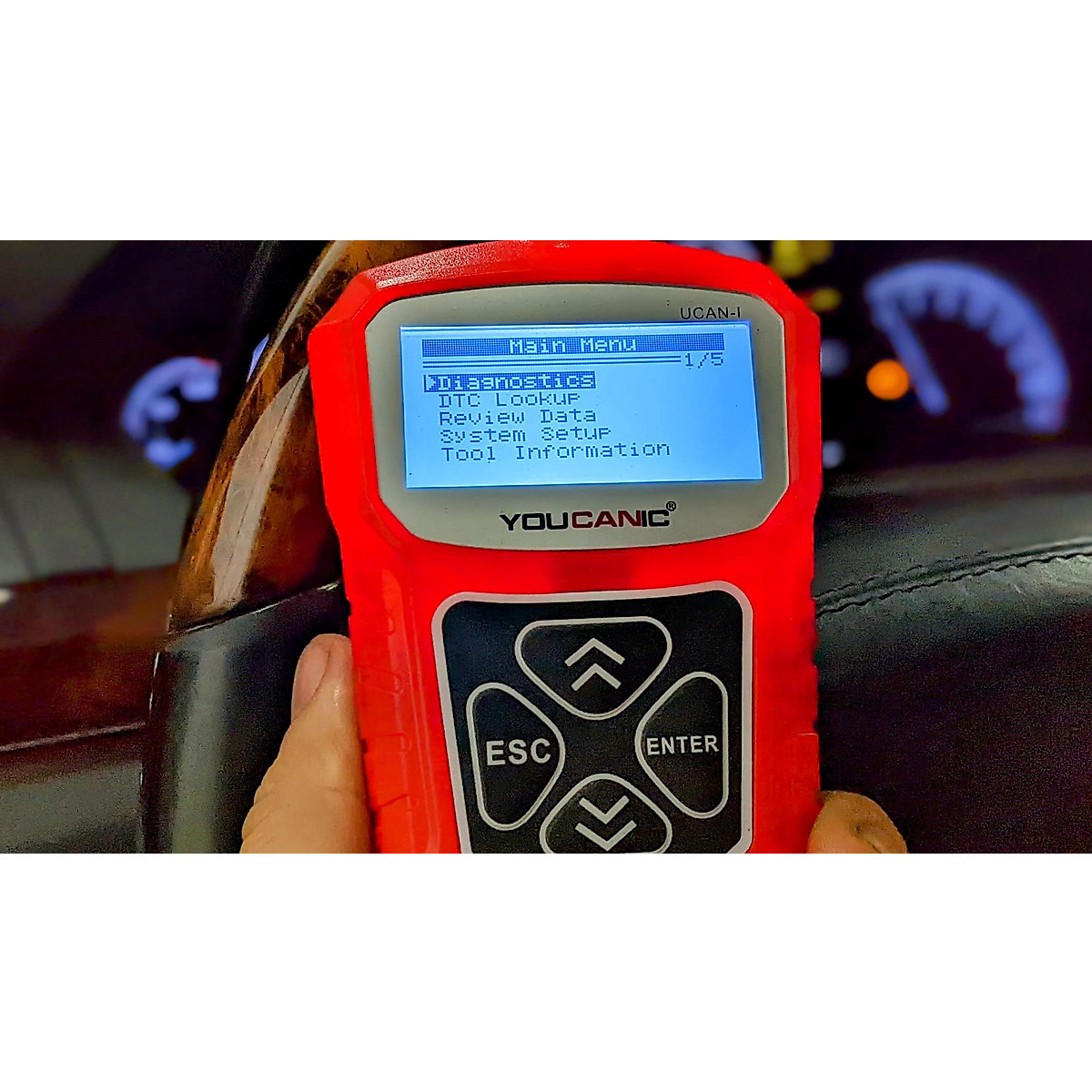 YOUCANIC OBD2 Scanner - Code Reader - Check Engine Faults
