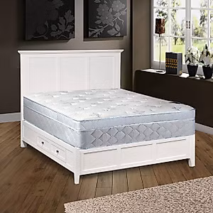 Continental Sleep 10-Inch Plush Foam Encased Hybrid Eurotop Innerspring Fully Assembled Mattress, Full XL