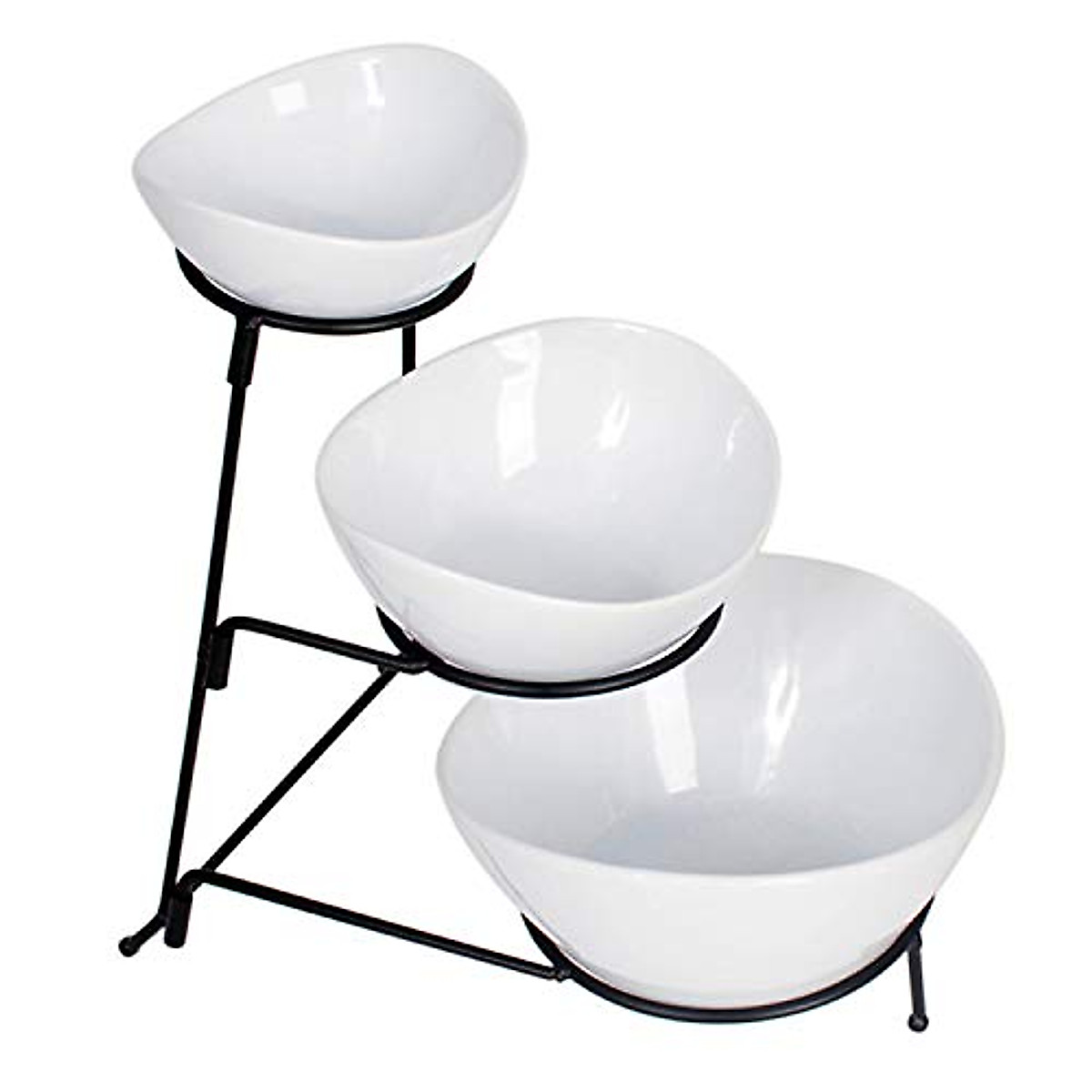 Gibson 92702.04 Server Set, 3 Tier, Black