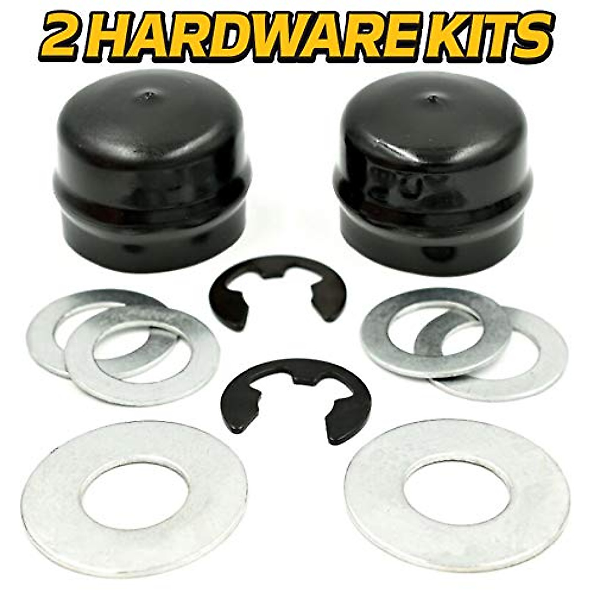 HD Switch Wheel Hardware Kit Replaces Husqvarna Craftsman AYP Poulan Huskee Jonsered 532188967 532121749 812000029 121748X 121749X 583512801 532436874 12000029 - Thrust Washers E-Clips & Hub Caps