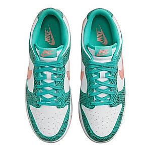 Nike Mens Dunk Low DR8577 300 Snakeskin Washed Teal Bleached Coral - Size 9