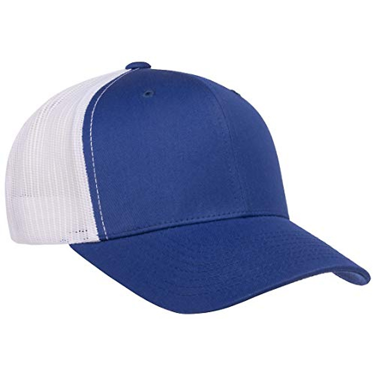 Yupoong YP Classics Retro Trucker Cap, Royal/White, OSFA