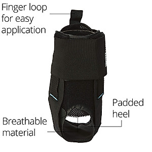 Ossur FormFit Ankle Brace with Speedlace & Figure 8 Straps | Single Pull Closure & Removable Semi-Rigid Stays | Ankle Immobilization Post Injury or Prophylactic Use | Durable Material | (Medium)