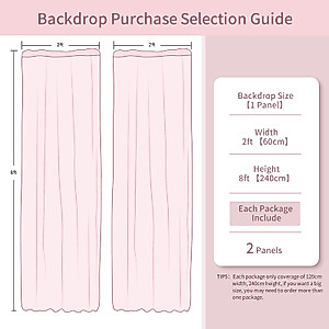 SoarDream Blush Pink Sequin Backdrop 2 Pieces 2ftx8ft Glitter Party Backdrop Curtain Wedding Ceremony Birthday Backdrop Background Decoration