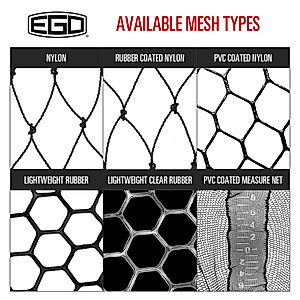 Ego Trout Fishing Net, Catch & Release, Ergonomic Handle Lightweight & Easy to Use, Angler Must Have, Strong & Durable, Live Well Net