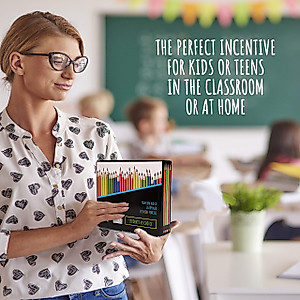 Premium Quality Pencils In Bulk - 150 Neon #2 Sharpened Wood Pencils for Kids and Adults