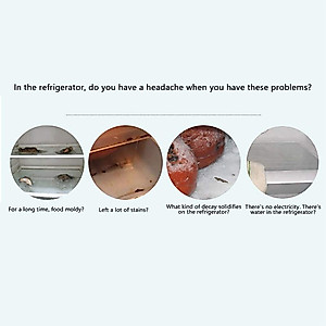 Aoyuexi Refrigerator Mats,Refrigerator Liners for Shelves Washable Fridge Mats Liners Waterproof Fridge Pads Mat Shelves Drawer Table Mats (White)