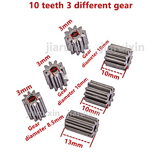 JIARUIXIN 2 Pcs Universal 550 40000RPM Electric Motor RS550 12V Motor Drive Engine Accessory for RC Car Children Ride on Toys Replacement Parts