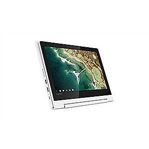 Lenovo Chromebook C330 2-in-1 Convertible Laptop, 11.6-Inch HD (1366 x 768) IPS Display, MediaTek MT8173C Processor, 4GB LPDDR3, 64 GB eMMC, Chrome OS, Blizzard White (Renewed)