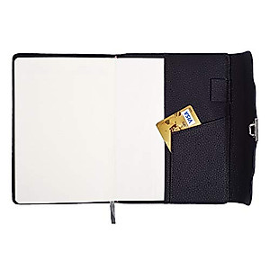 ARRLSDB Lock Diary Leather Journal Writing Notebook Planner Organizer Digital Password Notebook Locking Personal Diary (Black)
