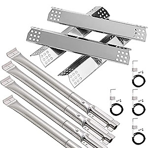 Replacement Parts for Kitchenaid 720-0745B 720-0745 720-0733A 720-0745A 720-0733 Grill Parts for Jennair Grill Parts 720-0720, Replacement 720-0745B Grill Burner Heat Plate Shield Igniter Electrode