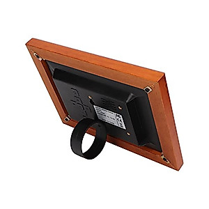 Digital Photo Frame, 7 Inch Multifunction Digital Photo Album Stereo Speaker for Party (US Plug)