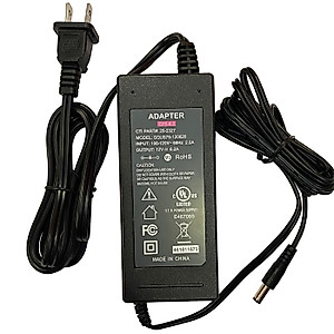 OEM UL Genuine Parts 12V AC/DC Adapter Compatible with Echelon Smart Connect EX5S ECHEX-5s EX-5s-10 EX5S-10 Indoor Cycling Exercise Bike Wahoo SUN-1200500 Fitness Shenzhen SOY 12VDC Power Cord Charger