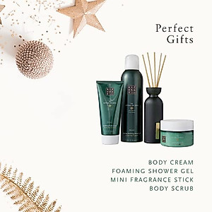 RITUALS Jing Calming Gift Set - Foaming Shower Gel, Body Scrub, Body Cream & Mini Fragrance Stick with Sacred Lotus & Jujube - Medium