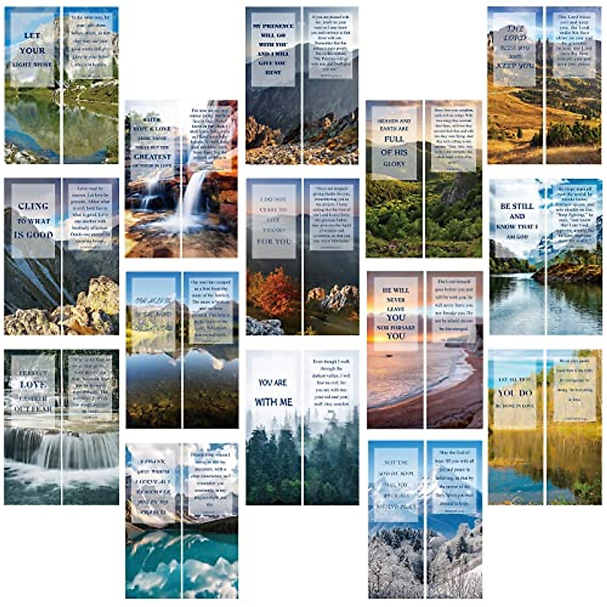 120 Pieces Bible Bookmarks Full Scripture Book Marks Christian Motivational Book Marks Prayer Cards Scripture Cards Bulk Inspirational Bookmarks for Women Men (Classic Style)