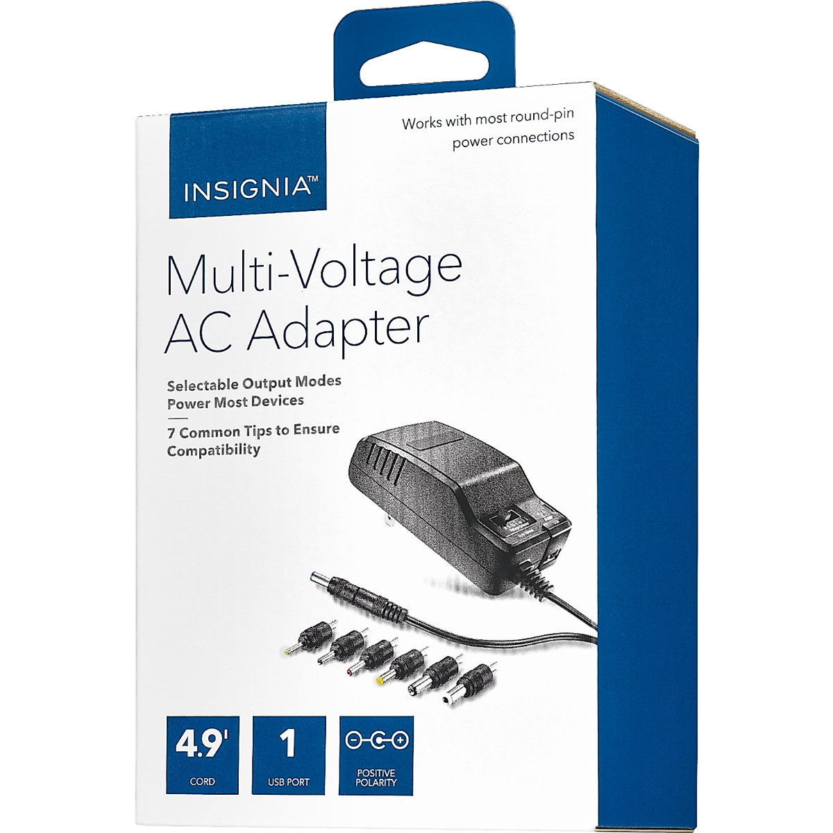 Insignia Universal AC Adapter with USB port (NS-AC1200-C)