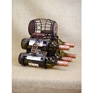 Classic Home 5 Bottle Tabletop Wine Rack