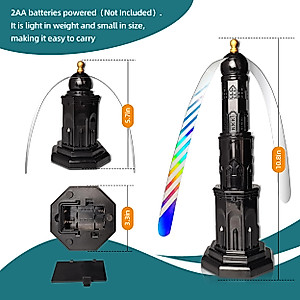 4pcs Fly Fans for Tables, Fly Repellent swatter to Keep Flies Away, Portable Fly Deterrent Spinner for Picnic, Restaurant, Party, Home, BBQ (Black)