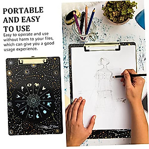 MAGICLULU 3pcs Paper Folder Folders File Office Size A Storage Board Clip Clipboard Writing Case Document Holder Letter Portable Low Clipboards Conference Exam Fashion for Practical with