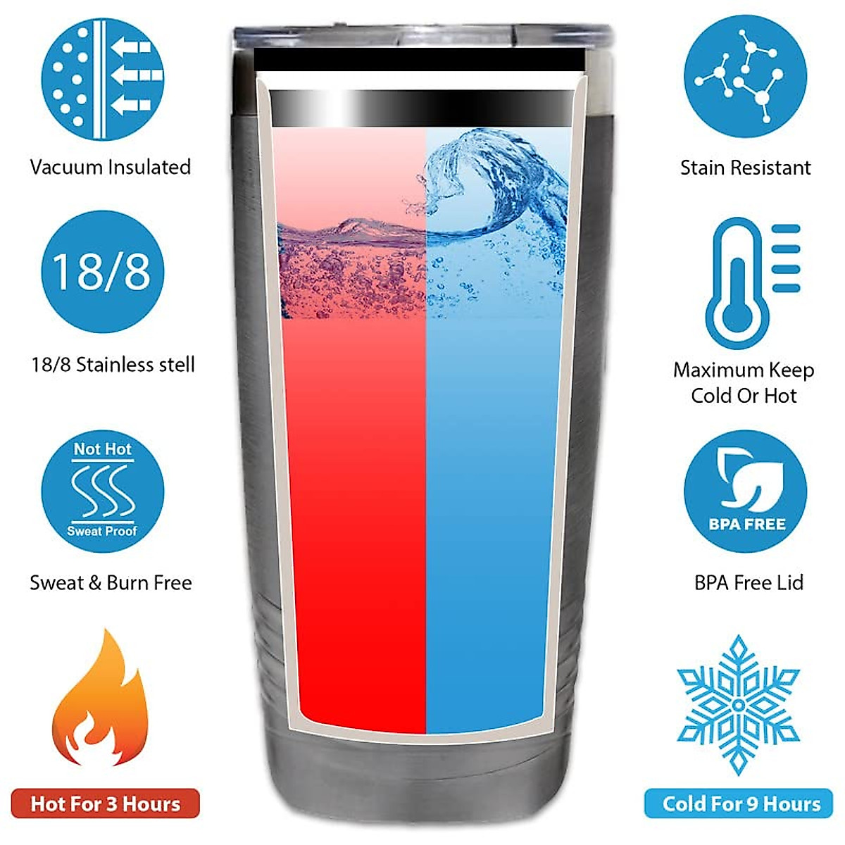 English Teacher Silver Edition Viking Tumbler 20oz - I'm violently correcting - English Teacher Commas Save Jokes School Punctuation Synonym Writing Linguistic