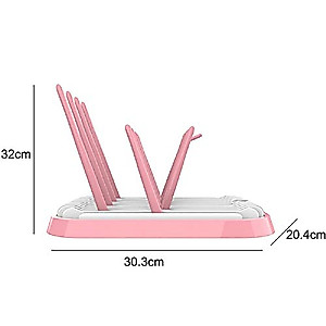 Easycomf Baby Bottle Drying Rack Dryer Space Saving Travel Holder for Pump Cup Accessories