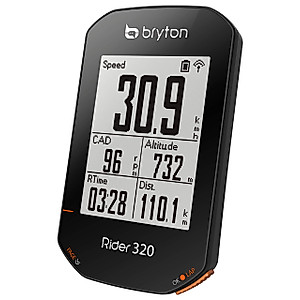 BRYTON Rider 320E GPS Cycle Computer, Black