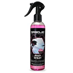 Proje Premium Car Care - Prep Spray - Surface Prep Spray Before Ceramic Coating - PH Neutral Panel Wipe - Removes Old Waxes, Oils, Polishes, & Sealants - Anti Static Formula - 8oz