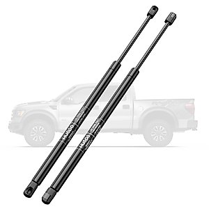 HUOPO 28 inch 200lb/890N Gas Strut Shock 28" Lift Support for Tonneau Cover Snowmobile Trailer Roof Top Cap Lid Queen Murphy Bed Hatch Boat Heavy Steel Door Custom Window Lift, 2pcs