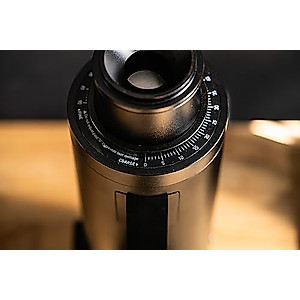 MiiCoffee DF64V Variable Speed Single Dose Coffee Grinder (Black)