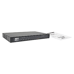 Cat5 KVM Switch Over IP 8-Port W/Virtual Media 2 Users 1URM TAA